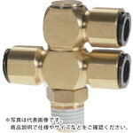 特長：用具不要のワンタッチ着脱です。チューブへの傷がつきにくいロック構造です。ボディが金属製で衝撃などに強い構造になっています。用途：各種エア配管仕様：適合チューブ外径D(mm)：12ネジ部：R1/2材質／仕上：本体：しんちゅうシール材：ニ...