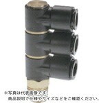 特長：用具不要のワンタッチ着脱です。チューブへの傷がつきにくいロック構造です。用途：各種エア配管仕様：適合チューブ外径D(mm)：6ネジ部：R1/8材質／仕上：本体：しんちゅう、ポリアセタール樹脂シール材：ニトリルゴム　●メーカー取寄商品に...
