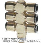 特長：用具不要のワンタッチ着脱です。チューブへの傷がつきにくいロック構造です。ボディが金属製で衝撃などに強い構造になっています。用途：各種エア配管仕様：適合チューブ外径D(mm)：8ネジ部：R1/8材質／仕上：本体：しんちゅうシール材：ニト...