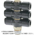 特長：用具不要のワンタッチ着脱です。チューブへの傷がつきにくいロック構造です。用途：各種エア配管仕様：適合チューブ外径D(mm)：8ネジ部：R1/4材質／仕上：本体：しんちゅう、ポリアセタール樹脂シール材：ニトリルゴム　●メーカー取寄商品に...