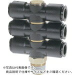 特長：用具不要のワンタッチ着脱です。チューブへの傷がつきにくいロック構造です。用途：各種エア配管仕様：適合チューブ外径D(mm)：8ネジ部：R3/8材質／仕上：本体：しんちゅう、ポリアセタール樹脂シール材：ニトリルゴム　●メーカー取寄商品に...