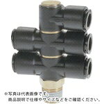 特長：用具不要のワンタッチ着脱です。チューブへの傷がつきにくいロック構造です。用途：各種エア配管仕様：適合チューブ外径D(mm)：8ネジ部：R3/8材質／仕上：本体：しんちゅう、ポリアセタール樹脂シール材：ニトリルゴム　●メーカー取寄商品に...