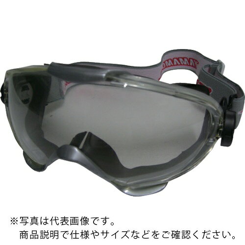 特長：視界の広い一体成型ワイド球面レンズです。度付めがね併用可能です。用途：レーザー作業仕様：レンズ色：クリアレンズ厚：約2.5mm適応波長190-380nmOD 10材質／仕上：レンズ：ポリカーボネートフレーム：エラストマー注意：同じレー...
