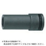 特長：差込角19.0mmインパクトレンチ用です。ロングタイプです。用途：作業におけるボルト・ナットの締め・ゆるめ用です。仕様：差込角(mm)：19.0対辺寸法(mm)：34全長(mm)：100材質／仕上：クロムバナジウム鋼　●メーカー取寄商...