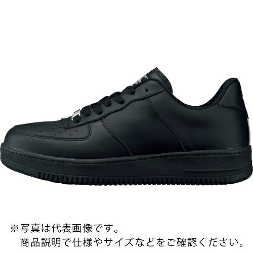 特長：水や油で滑りにくい耐滑ソールを採用しています。用途：一般作業に。仕様：寸法(cm):26.5足幅サイズ:EEEE色:ブラック規格:JSAA規格 B種耐圧迫荷重(kN):4.5±0.04US(アメリカ)規格サイズ:8.5UK(イギリス)...