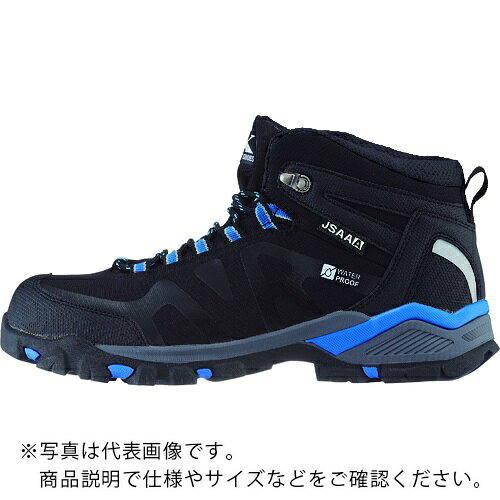 特長：防水機能を搭載したセフティシューズです。用途：一般作業に。仕様：寸法(cm):26.5足幅サイズ:EEE色:ブラック規格:JSAA規格 A種耐圧迫荷重(kN):10±0.1US(アメリカ)規格サイズ:8.5UK(イギリス)規格サイズ:...