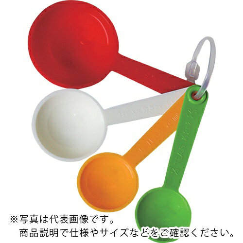 特長：深さがあるので量りやすいです。粉離れが良く使いやすいです。仕様：79×26mm80×29mm86×36mm90×44mm蝶プラ　計量スプーン4本組材質／仕上：スチロール樹脂　●メーカー取寄商品について 本商品はメーカーからの取寄商品と...