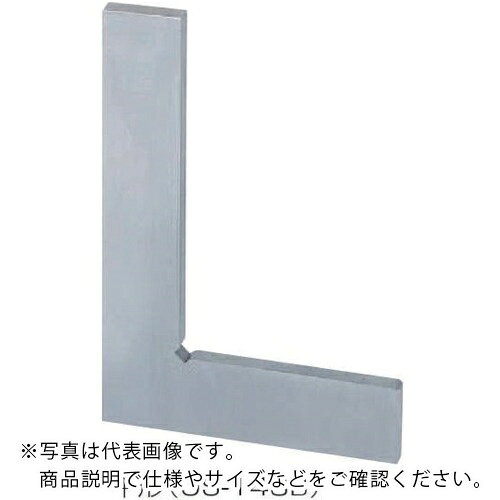 特長：焼入品は耐摩耗性があり、使い勝手が非常に良いです。用途：直角度の測定に。一般工作、組立、製缶作業に。仕様：竿長(mm)：150台長(mm)：100幅(mm)：25台幅(mm)：25厚さ(mm)：6台厚(mm)：6精度：1級±(10+L...