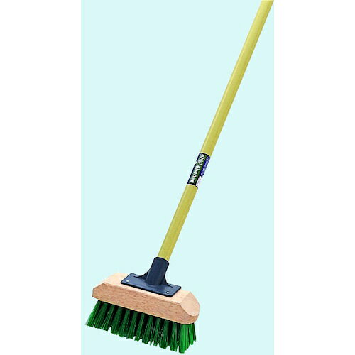 特長：柄と頭の取付部が頑丈で毛が磨り減るまで使用できます。ブラシのコシが強く頑固な汚れも力強く落とします。用途：磨き掃除仕様：幅(mm)：180長さ(mm)：1300材質／仕上：柄：スチールパイプ　頭：PET　●メーカー取寄商品について 本...