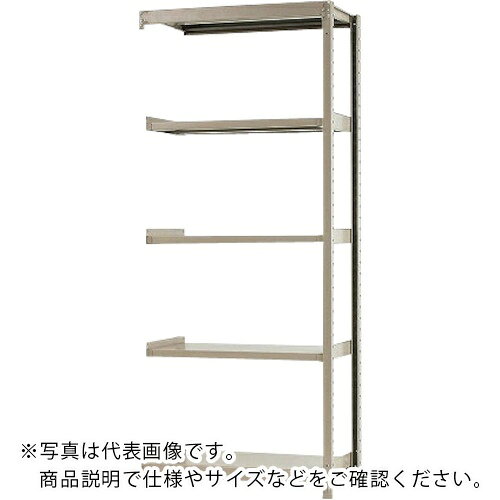 特長：ボルトレスで組立が簡単しかも1段／耐荷重が200kgで連結での増設可能なラックです。仕様：間口(mm)：900奥行(mm)：450高さ(mm)：2100色：アイボリー棚段数(段)：5均等積載量(kg/段)：200最大積載量(kg/台)...