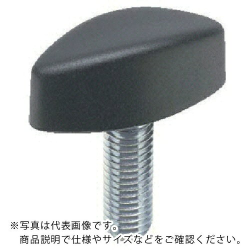 特長：T字型ですので力のかかりやすい小型ノブです。完全防錆品で食品機械、衛生機器に最適です。仕様：ロッキングキー材質／仕上：ノブ：ポリアミド(ガラス繊維強化) ブラックオネジ：SUS303注意：高温または多湿の条件下でご使用の場合は、樹脂の...