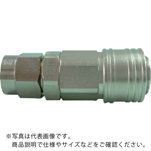 特長：Oリングシール構造によりエア漏れしにくい構造です。耐久性を考えて全パーツを金属製で構成しています。（除くOリング）ニップルを差し込むだけのワンアクションタイプです。スライドバルブ構造で大流量を確保します。用途：エア工具などの着脱用仕様...