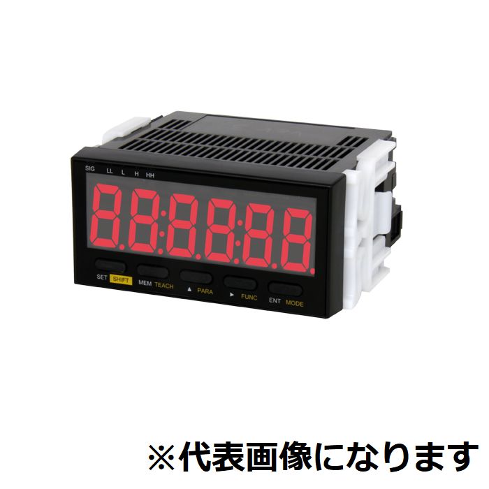 特長：・業界最大文字高（22mm）、業界最小奥行き（92mm）と見易く、コンパクトなパネル型デジタル回転速度計シリーズ・回転速度・通過時間・時間幅・流量計測として使用できる上に、全面IP-66相当の防水仕様と使い勝手に優れています仕様：【仕...