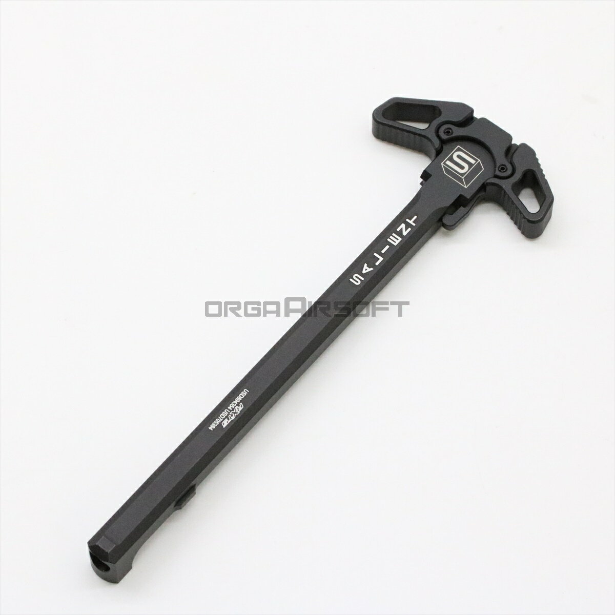 IRON AIRSOFT SALIENT アンビチャージングハンドル トレポン・ガスブロ用アイアンエアソフト SALIENT アンビチャージングハンドル アイアンエアソフト製、SalientArms刻印が施されたアンビチャージングハンドルで...