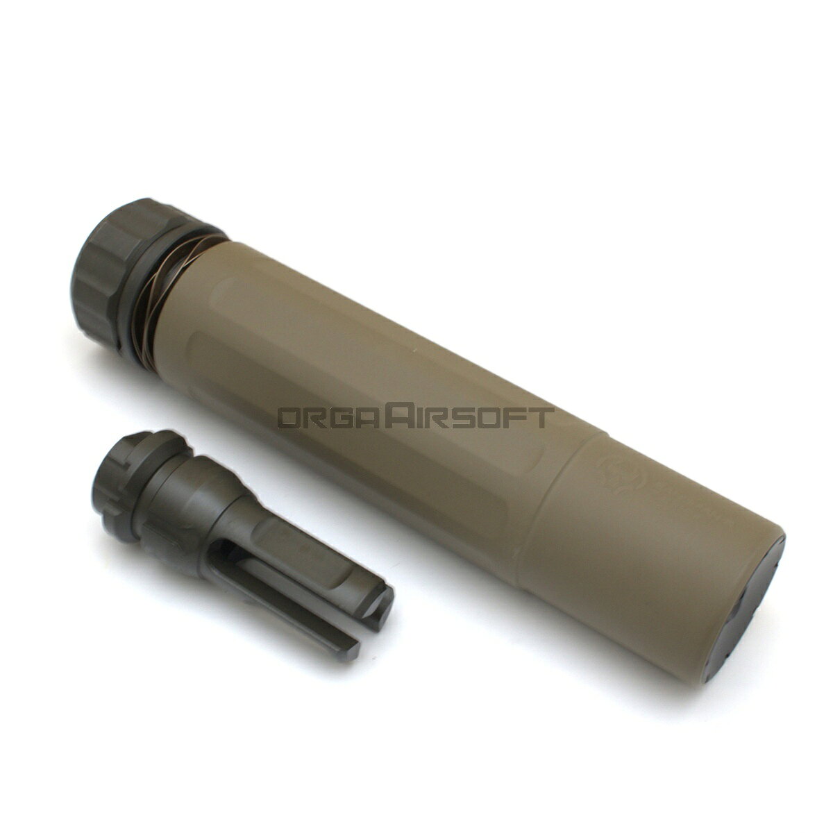 【訳あり・B級品】IRON AIRSOFT DEAD AIR SANDMAN-S サイレンサー セラコート フラッシュハイダー セット DE【訳あり・B級品】 IRON AIRSOFT DEAD AIR SANDMAN-S サイレンサー セ...
