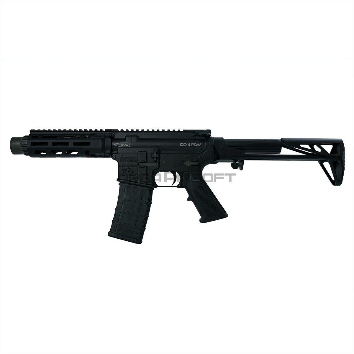 EMG/GHK DDM4 PDW CO2 Magnus Plusカスタム 300 BLACKOUT V3 ガスブローバックEMG/GHK DDM4 PDW CO2 Magnus Plusカスタム 300 BLACKOUT V3 ガスブローバ...
