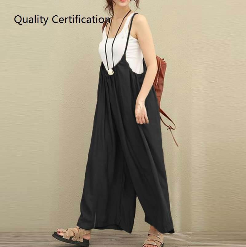 list2429ゆるっとサラッと大人気オールインワンバックシルエットもキュート◎エスニック好きさんにも【ゆったり シルエット 無地 オーバーオール】色展開金色 ホワイト ネイビー 紫 銀色 赤 レッドサイズS　／　M ／　L　／　XL ／　...