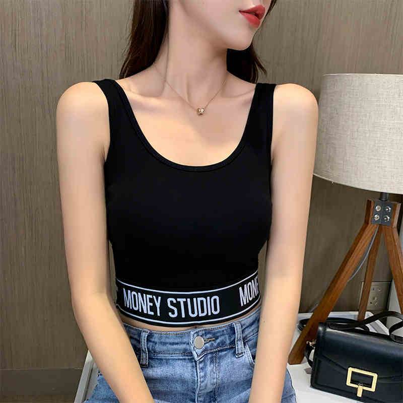 list6742ショート丈のロゴ入りタンクトップトレンドのシアーシャツとの組み合わせなら今っぽかわいいシルエットに色展開 ホワイト ブラックサイズ S M L XL 2XLサイズ(cm)S /着丈37.0 /バスト58.0-92.0 /肩幅...