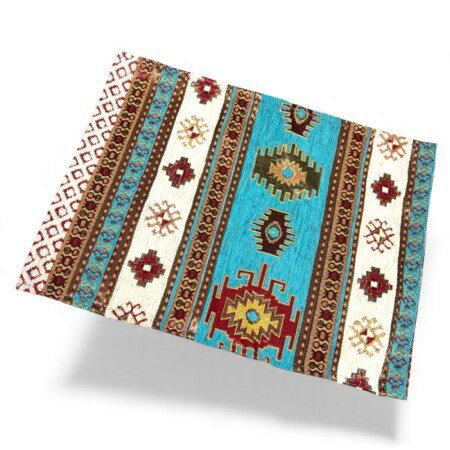 材質 アクリル＆コットン 大きさ 約30cm×約40cm 備考 トルコの美しい生地をさらに安く、さらにミニミニにしてご家庭で様々なシーンで使えるランチョンマットに仕上げました♪玄関先に、テーブルのセンターで、花瓶の下に、ランチョンマットとし...