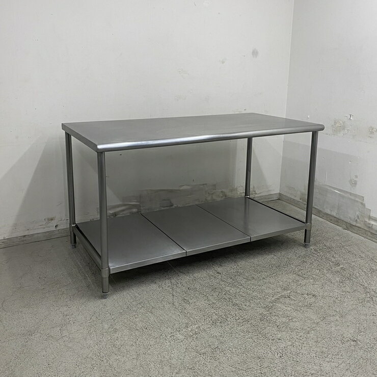 商品詳細画像【中古】 A09339 作業台 ステンレス 作業テーブル W1500 x D750 x H850 mm　【業務用】【厨房用】【車上渡し又は営業所止め】◆商品詳細◆&nbsp;◆商品名:作業台&nbsp;◆サイズ：W1500 x ...