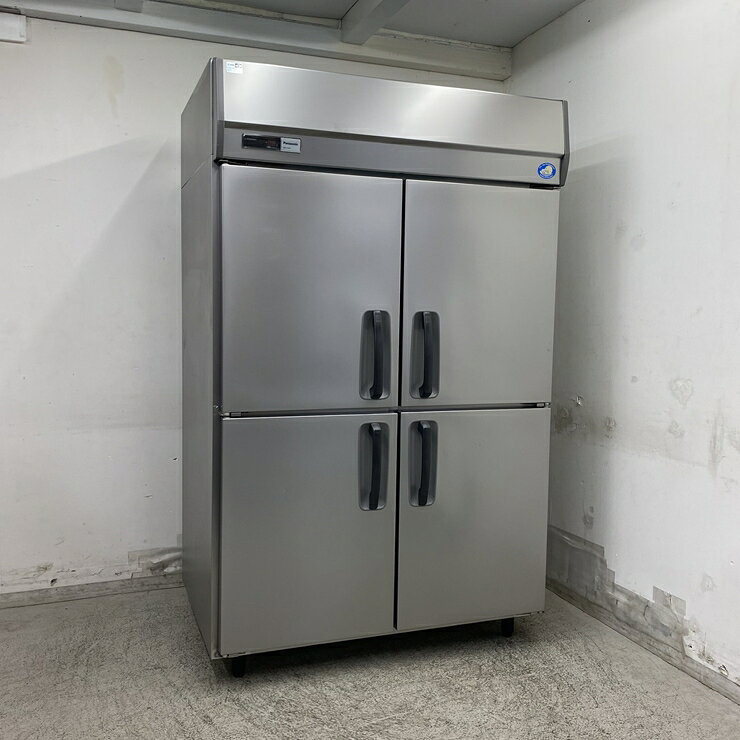 商品詳細画像【中古】 A09783 縦型 冷蔵庫 4ドア パナソニック SRR-K1281 100V 幅120cm 奥行80cm　【業務用】【厨房用】【保証有】【営業所止・リフト有直送可】P◆商品詳細◆&nbsp;◆商品名:縦型 冷蔵庫 4...