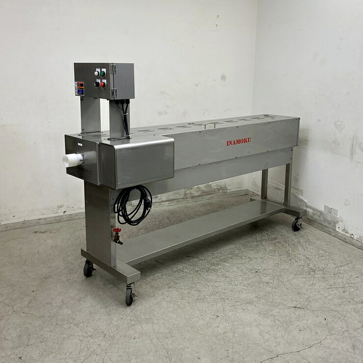 商品詳細画像【中古】 A09279 高速ごぼう皮むき器 イナモク IKB-P1000 タイムトンネル 3相200V 食品加工　【産業用】【加工場】【保証有】【営業所止・リフト有直送可】K◆商品詳細◆&nbsp;◆商品名:高速ごぼう皮むき器&...