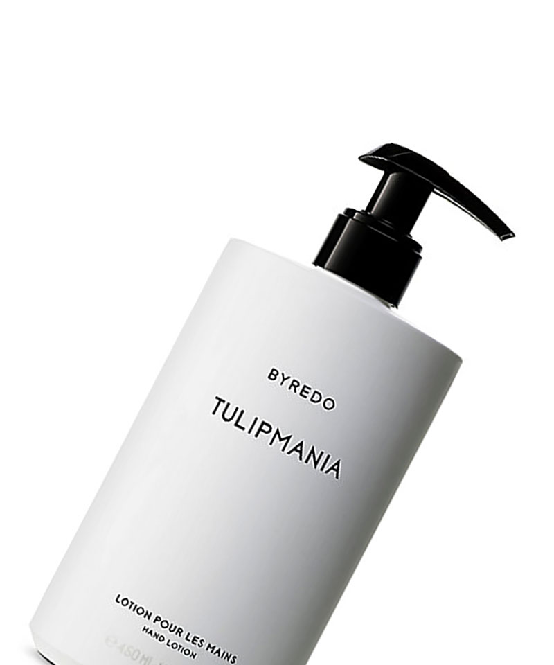 商品詳細 ブランド名バイレード（BYREDO） 商品名ハンドローション　チューリップマニア 内容量450mL／ハンドローション 商品説明ハンドウォッシュで洗ったあとの清潔な手にとり、使用します。肌を柔らかくソフトでフレッシュに整えさらりとし...