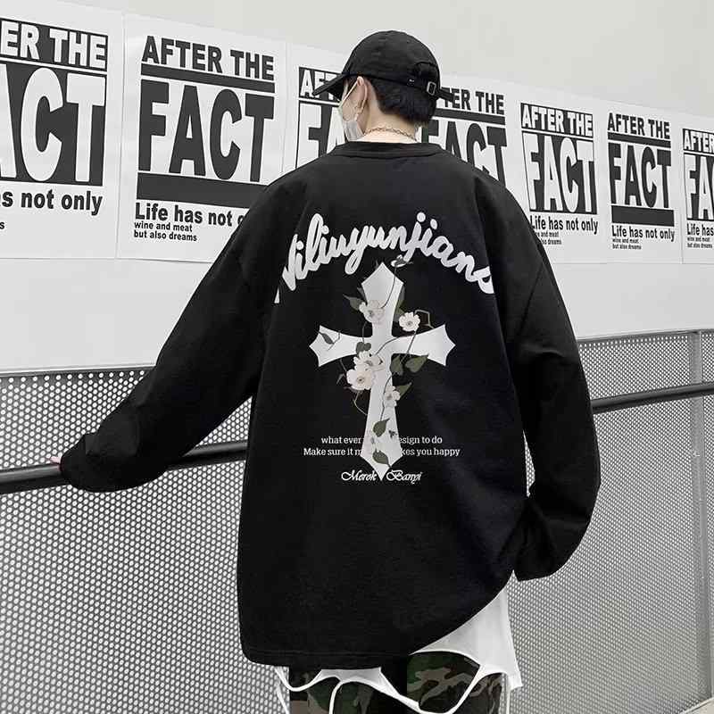 ・カテゴリ: Tシャツ・スタイル: 和風レトロ・主な素材: 綿99%・柄: キャラクター・版型: ルーズフィット・対象層: 青少年、成人・デザイン: プルオーバー・ネックライン: クルーネック・袖丈: 長袖・生地の厚さ: 普通・誤差範囲: ...