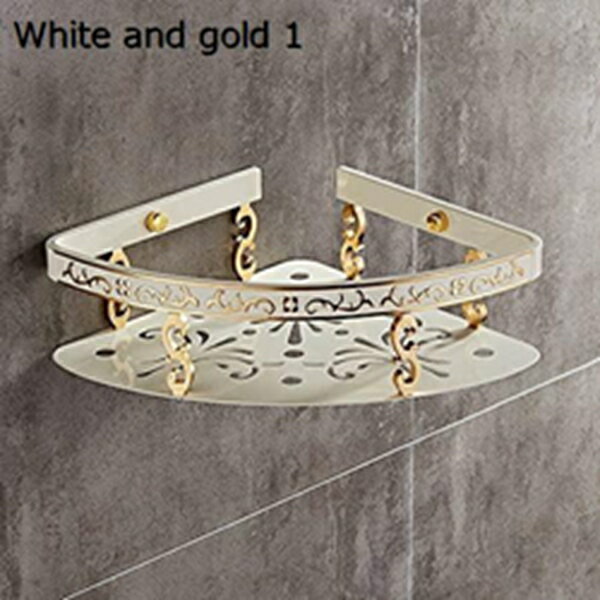 　　　 ◆◇◆人気の秘密◆◇◆ 多機能設計：このコーナーシャワーキャディは、多機能な収納ソリューションとして活用できます。浴室の収納棚、フローティングシェルフ、スパイスラック、オーガナイザーシェルフ、キッチンホルダー、そしてデコラティブな棚...