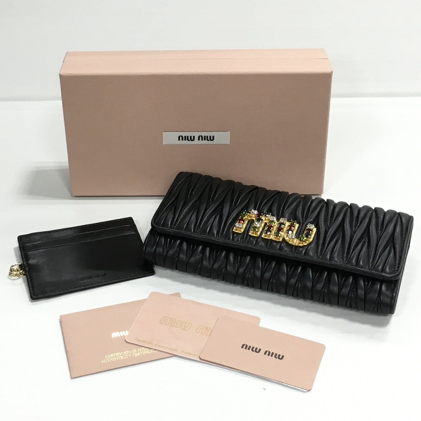 楽天市場】MiuMiu 財布 ビジューの通販 楽天市場】MiuMiu 財布 ビジューの通販