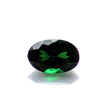 重量：約0.521cts サイズ：約4.0×6.0mm 産地：タンザニア 説明：【グリーングロシュラーガーネット＆ソーティングカード付】 グリーン（ツァボライト）ガーネットを【芸術の秋】特別価格にてご提供!! 色の乗ったグリーンが魅力のグリ...