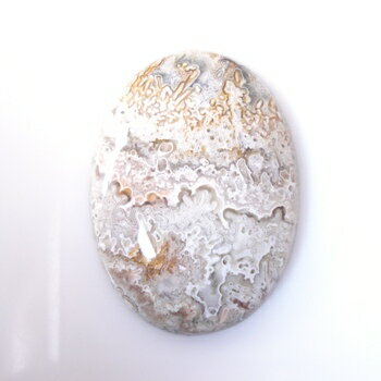 重量：約24.84cts サイズ：約22.0×30.0mm 産地：ツーソン（購入地） 説明：【幾何学的な縞模様】のレースアゲートを【憂鬱を吹き飛ばせ】特別価格にてご提供!! 縞模様が複雑に入り乱れ幾何学的に現れたレースアゲート!! アニメ「...