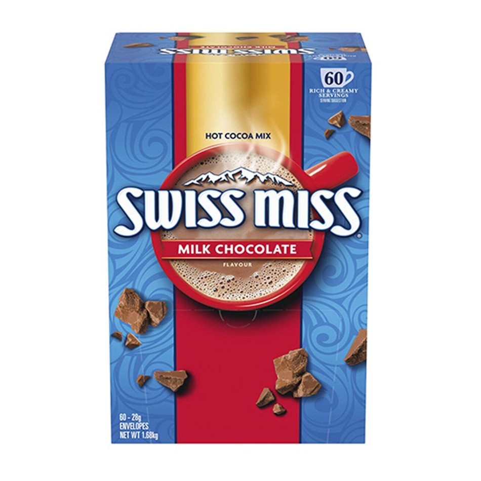 【商品の特徴】お湯を加えるだけで手軽に作れるココア飲料 / 60袋入りアメリカ大人気ココア飲料ブランド「Swiss Miss」のインスタントココア飲料。 お湯を注ぐだけ、まろやかな味わいのココアです。
