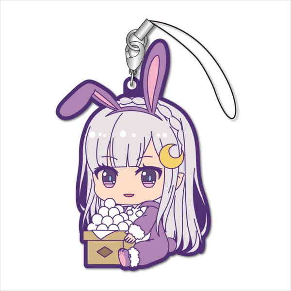 ＜商品名＞Re:ゼロから始める異世界生活 ぎゅぎゅっとラバーストラップ 月見ver. エミリア＜商品内容＞「Re:ゼロから始める異世界生活」より、ラバーストラップが登場！【サイズ】 約W68×H70mm内（柄によって異なります）【素材】 P...