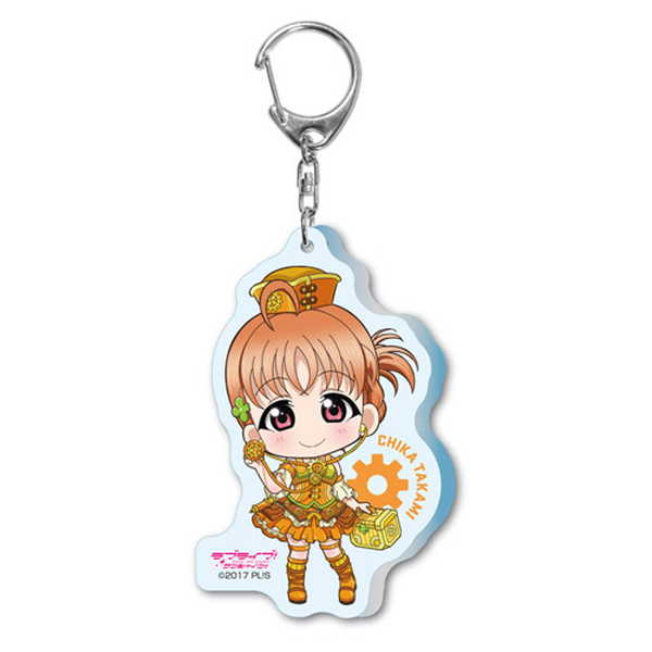 ＜商品名＞ラブライブ！サンシャイン!! デフォルメアクリルキーホルダー スチームパンク風 1 高海千歌＜商品内容＞『ラブライブ！サンシャイン!!』より、「スチームパンク風」がテーマの公式描き下ろしイラストをキュートにデフォルメ化したアクリル...