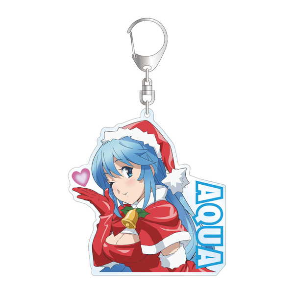 ＜商品名＞この素晴らしい世界に祝福を！紅伝説 BIGアクリルキーホルダー 描き下ろしイラスト アクア サンタver.＜商品内容＞『映画 この素晴らしい世界に祝福を！紅伝説』より、描き下ろしイラスト BIGアクリルキーホルダーの登場です。ボー...
