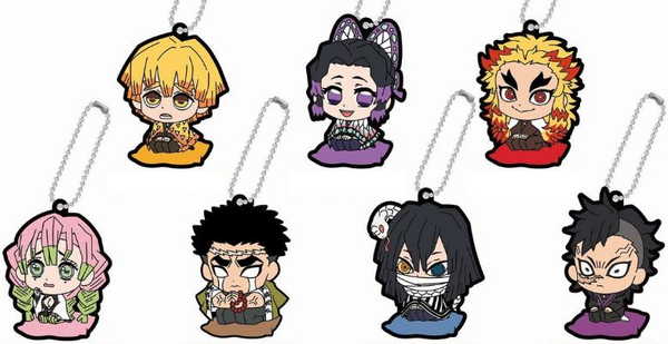 ＜商品名＞鬼滅の刃 ラバーマスコット ぷちざぶ B 1BOX＜商品内容＞1BOX=10個「鬼滅の刃」より、ラバーマスコットが登場！【サイズ】 H65×W47×D5mm (取り付けパーツ除く)1BOX10個入り　全7種＜発売日＞2020/08...