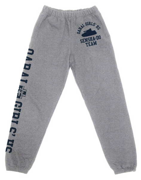 ＜商品名＞ガールズ＆パンツァー スウェットパンツ 大洗女子学園 HEATHER GRAY-L＜商品内容＞「大洗女子学園」の戦車道チームをイメージしたスウェットパンツ！「みほ」達「あんこうチーム」が搭乗する「IV号戦車」のシルエットと「大洗女...