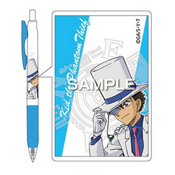 ＜商品名＞名探偵コナン サラサボールペン 怪盗キッド＜商品内容＞『名探偵コナン』のキャラが軸にデザインされたサラサボールペン第二弾が登場！さらさらの書きごこち！【サイズ】 141mm(Φ11mm)/ボール径：0.5mm【色】 黒/水性顔料・...