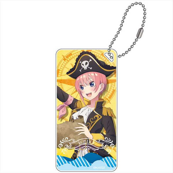 ＜商品名＞五等分の花嫁∬ パイレーツ ドミテリアキーチェーン 中野一花＜商品内容＞「五等分の花嫁∬」より、ドミテリアキーチェーンが登場！【サイズ】 約H60×W30×D5mm【素材】 アクリル・金属 等＜発売日＞2021/10/未定　＜メー...