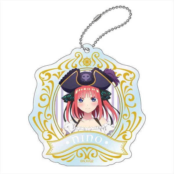 ＜商品名＞五等分の花嫁∬ パイレーツ ダイカットアクリルキーチェーン 中野二乃＜商品内容＞「五等分の花嫁∬」より、ダイカットアクリルキーチェーンが登場！【サイズ】 約H60×W57×D3mm【素材】 アクリル・金属 等＜発売日＞2021/1...