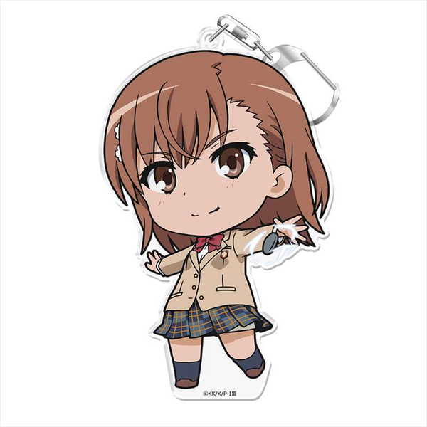 ＜商品名＞とある魔術の禁書目録III ぷにこれ！キーホルダー(スタンド付) 御坂美琴＜商品内容＞「とある魔術の禁書目録III」より、新規描き起こしデフォルメイラストを使用したぷにこれ！アクリルキーホルダーが登場！付属のスタンドを使用してアク...