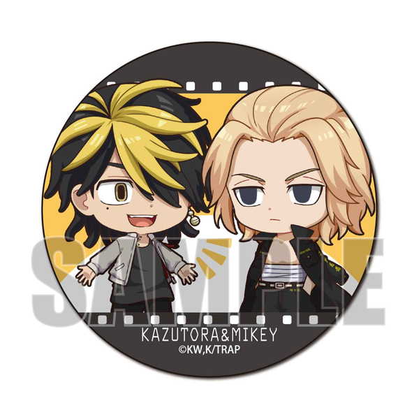 ＜商品名＞東京リベンジャーズ ぷちめもっ！缶バッジ 一虎＆マイキー＜商品内容＞「東京リベンジャーズ」より、缶バッジが登場！【サイズ】 約W57×H57mm【素材】 ブリキ＜発売日＞2022/01/未定　＜メーカー＞ベルハウス　＜JANコード...
