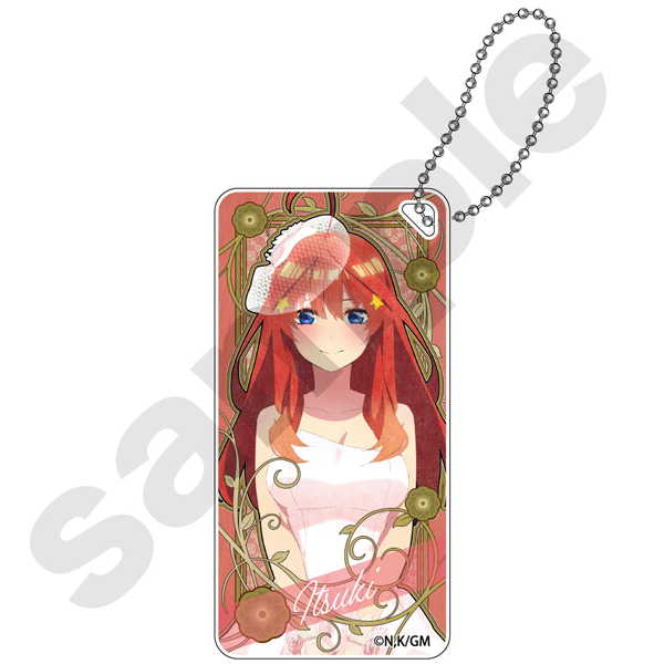 ＜商品名＞五等分の花嫁 劇場版 アールヌーボーアート ドミテリアキーチェーン 中野五月＜商品内容＞映画「五等分の花嫁」より、ドミテリアキーチェーンが登場！【サイズ】 約H60×W30×D5mm【素材】 アクリル・金属 等＜発売日＞2022/...