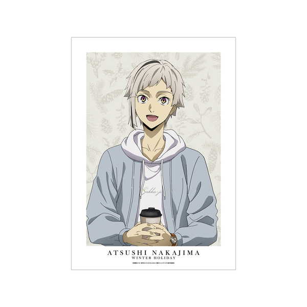 ＜商品名＞文豪ストレイドッグス A3マット加工ポスター 描き下ろしイラスト 中島敦 冬の休日ver.＜商品内容＞「文豪ストレイドッグス」より、描き下ろしイラスト A3マット加工ポスターの登場です。中島敦の描き下ろしイラストをA3サイズのマッ...