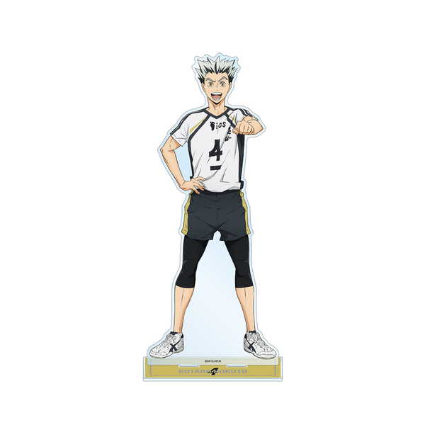 ＜商品名＞ハイキュー!! 特大アクリルスタンド 木兎光太郎 セカンドユニフォームver.＜商品内容＞『ハイキュー!!』より、特大アクリルスタンドの登場です。木兎光太郎を特大サイズのアクリルスタンドに仕上げました。台座には学校カラーをメインに...