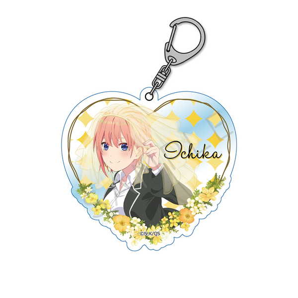 ＜商品名＞五等分の花嫁 アクリルキーホルダー 第5弾 YA 一花＜商品内容＞「五等分の花嫁」より、アクリルキーホルダーの登場です。一花がオシャレにデザインされたアクリルキーホルダーです。ワンポイントとしてどこにでも飾ることができます。透明ア...