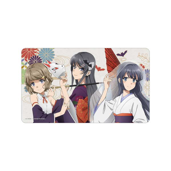 ＜商品名＞青春ブタ野郎はバニーガール先輩の夢を見ない マルチデスクマット 描き下ろしイラスト 集合 和風ハロウィンver.＜商品内容＞「青春ブタ野郎はバニーガール先輩の夢を見ない」より、マルチデスクマットの登場です。桜島麻衣、古賀朋絵、牧之...