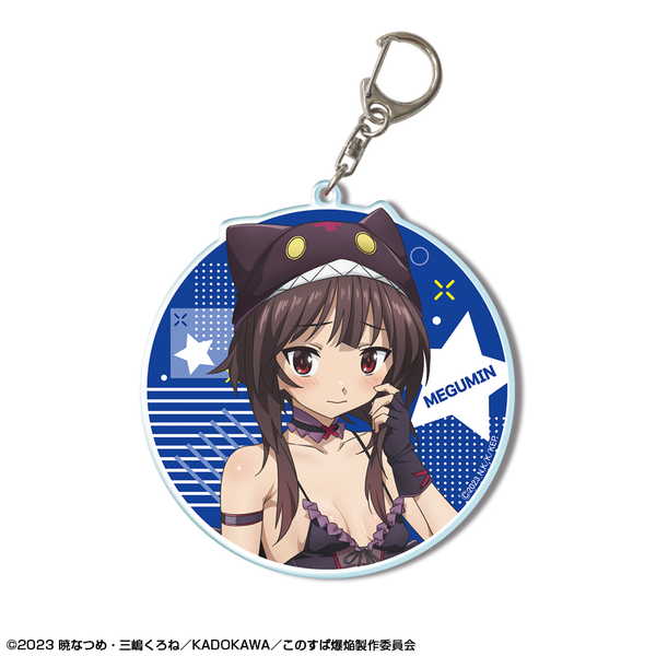 ＜商品名＞この素晴らしい世界に爆焔を！ ビッグアクリルキーホルダー デザイン02 めぐみん ちょむすけ風水着Ver. 描き下ろし＜商品内容＞「この素晴らしい世界に爆焔を！」より、ちょむすけモチーフの水着姿になっためぐみんの魅力溢れるイラスト...