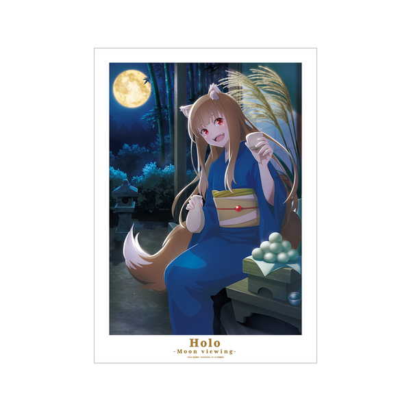 ＜商品名＞狼と香辛料 MERCHANT MEETS THE WISE WOLF A3マット加工ポスター ホロ 「お月見」ビジュアル＜商品内容＞「狼と香辛料 MERCHANT MEETS THE WISE WOLF」より、A3マット加工ポスタ...